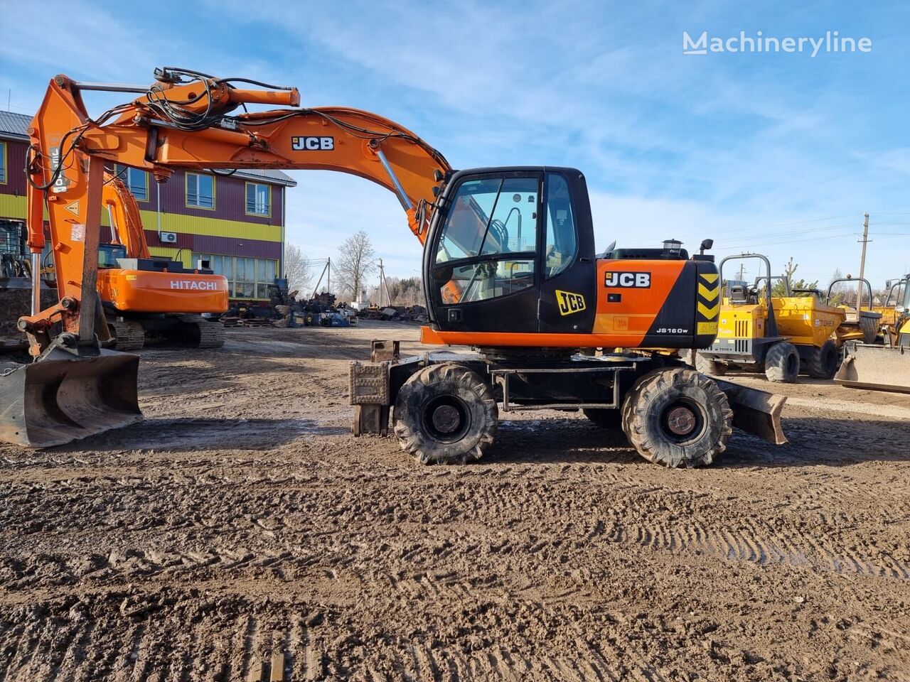 JCB JS160W Wheeled Excavator | Machinelista